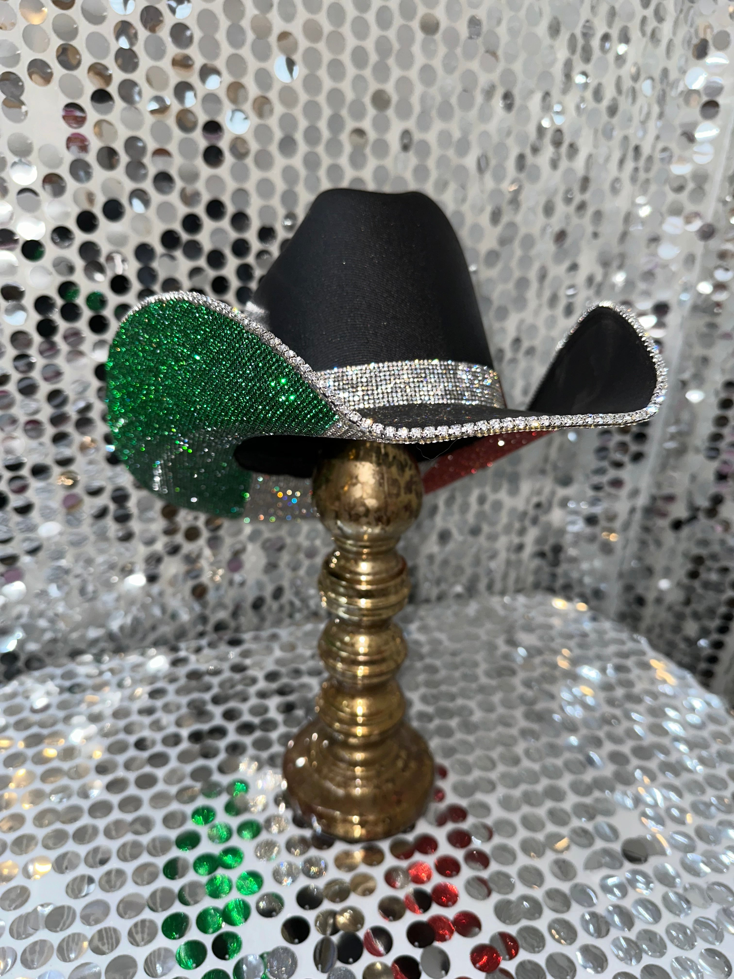 Mexican Flag Hat – Rhinestone Cowgirl
