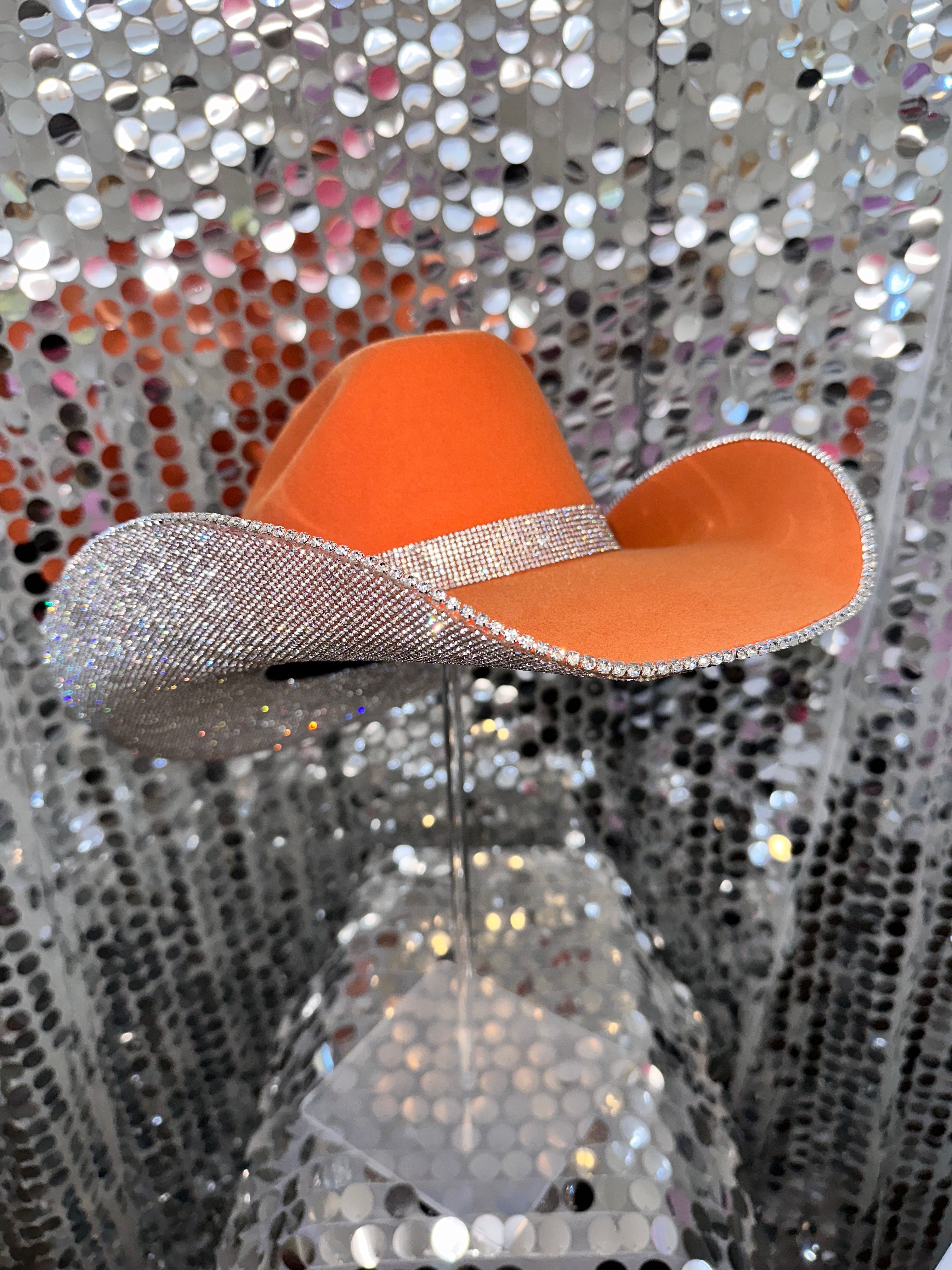 Orange & Crystal Rhinestones – Rhinestone Cowgirl