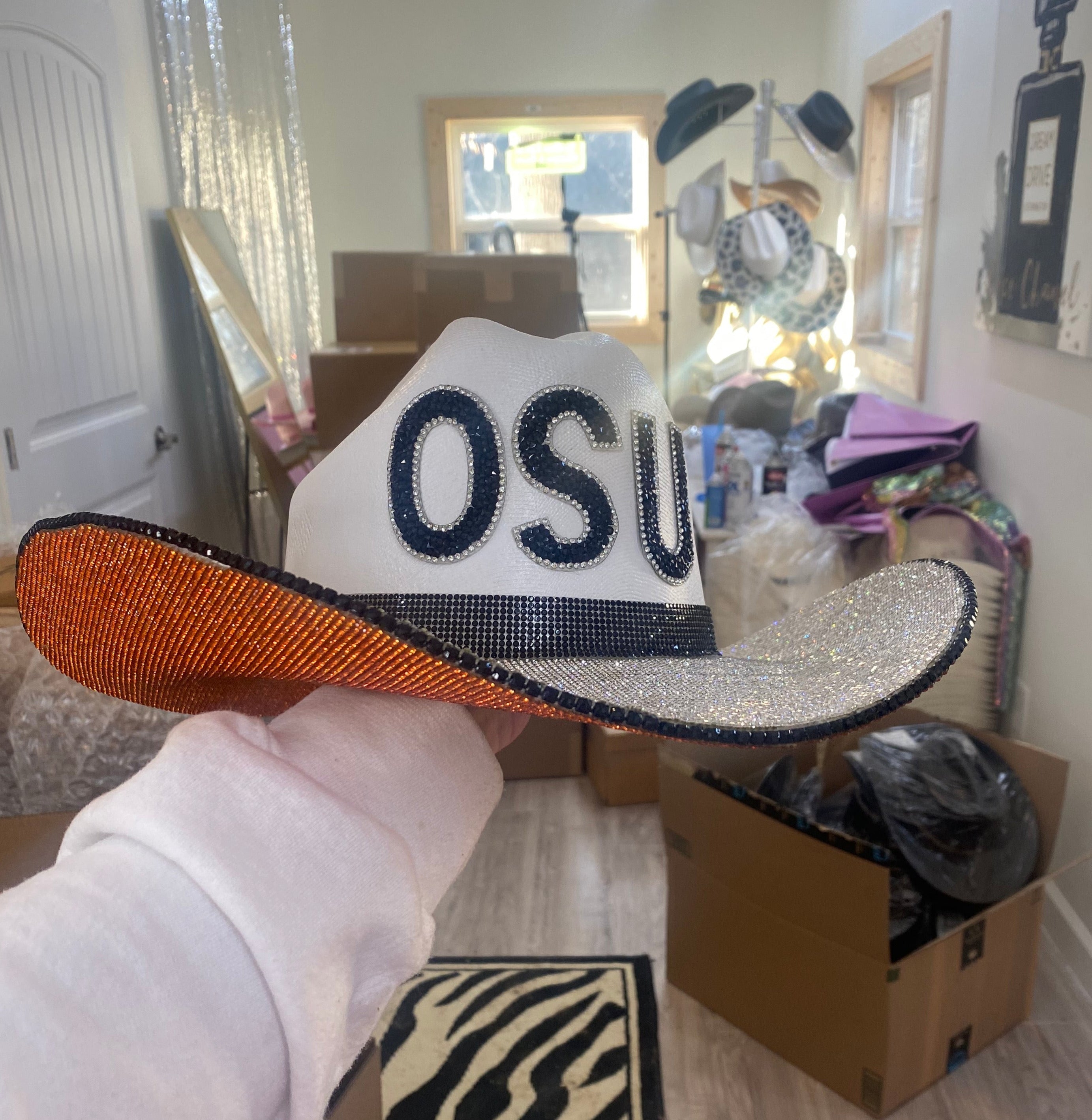 OSU Game Day Hat – Rhinestone Cowgirl
